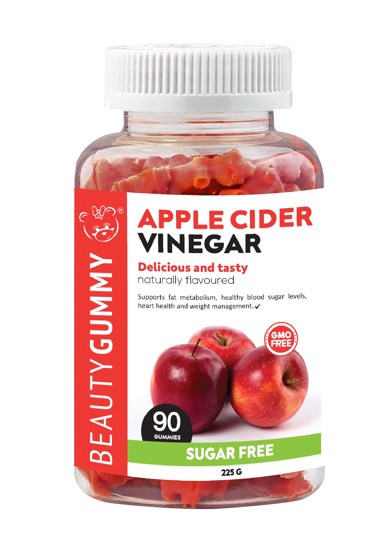 Beauty Gummy Apple Cider Vinegar 90 Unidades - Sally