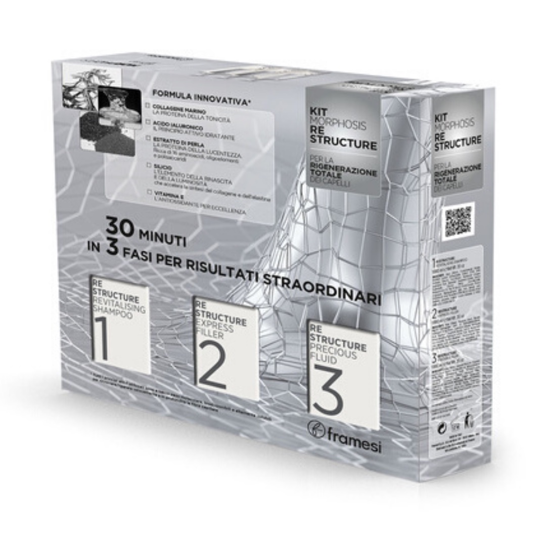 Framesi Morphosis Restructure Kit 3 Pasos 3.4 Onzas Cada uno - Sally